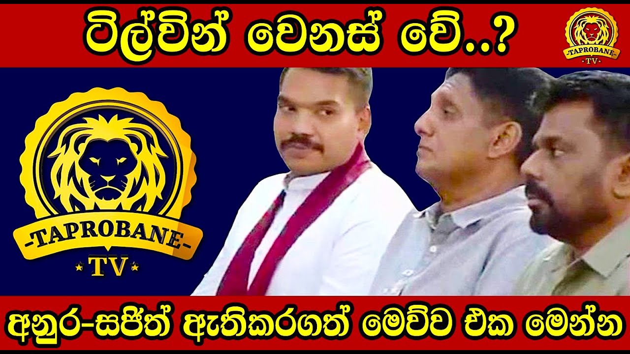ටිල්වින් වෙනස් වේ..? අනුර-සජිත් ඇතිකරගත් මෙව්ව එක මෙන්න |BUKIYE WISTHARE | TAPROBANE TV - YouTube