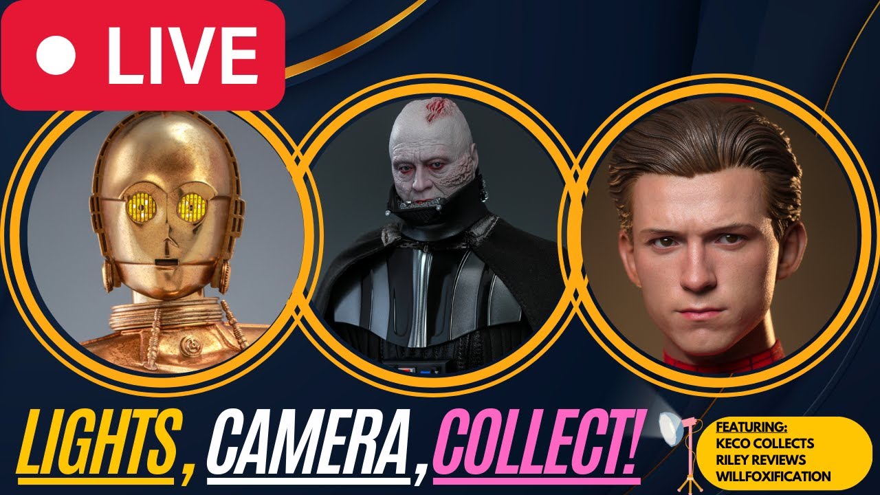 Hot Toys 40th Anniversary ROTJ Darth Vader, C3PO, Updated Headsculpts ...