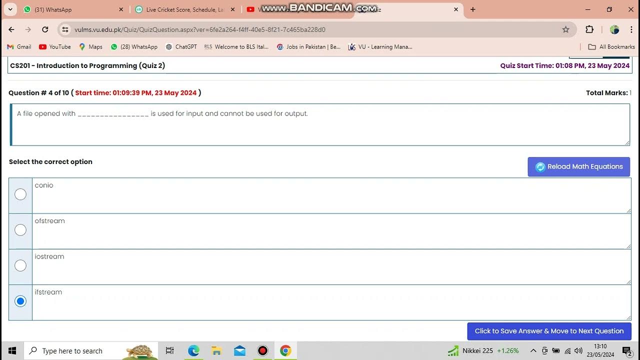 Cs201 Cs201 Introduction To Programming Quiz 2 Youtube