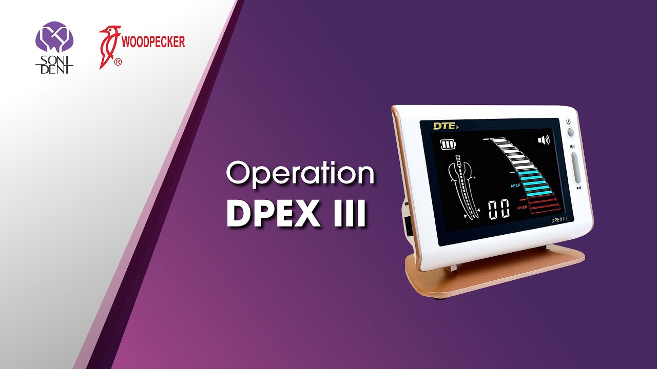 Woodpecker / DTE Apex Locator: DPEX III (Operation) #woodpeckerdental #apexlocator # ...