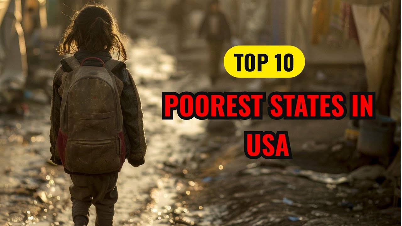 Top 10 Poorest States in the USA 🇺🇸 | Eye-Opening Facts on Poverty ...