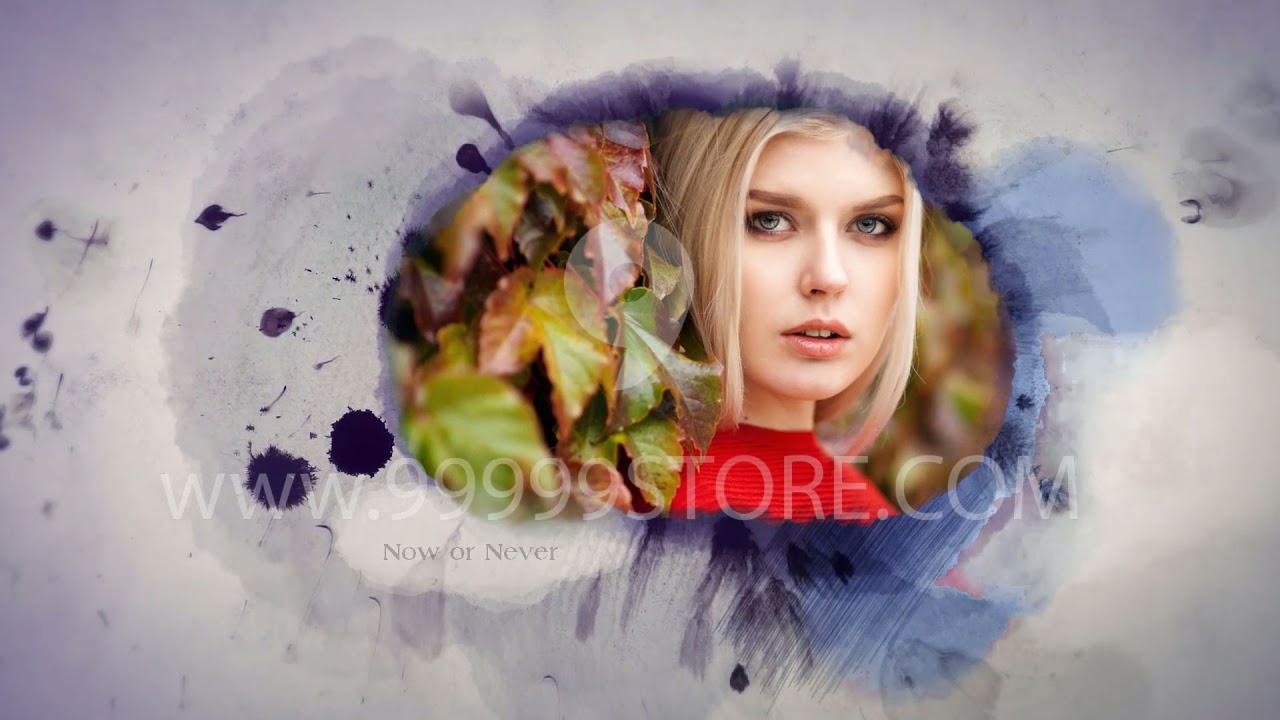 Blufftitler Water Color Slideshow - YouTube