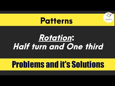 Patterns: Half turn and One third turn》Transformation - YouTube