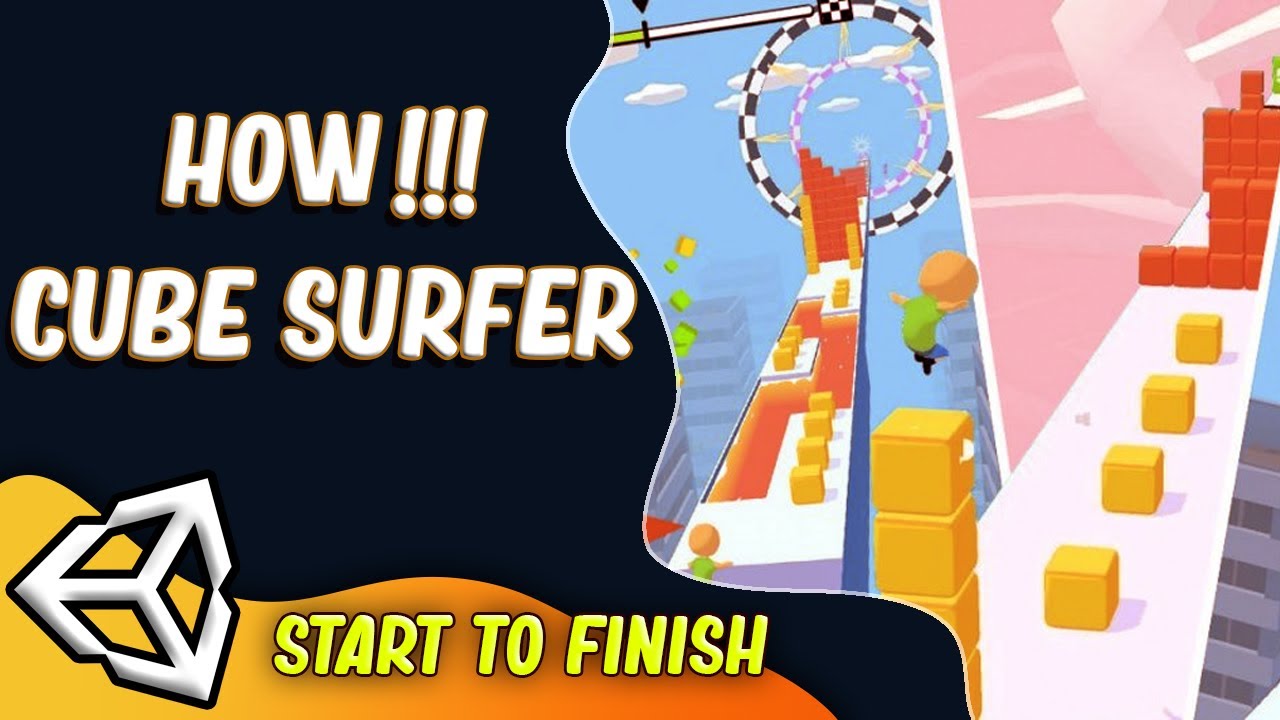 How To Make Cube Surfer In Unity3d Unity Advanced Tutorial Coding Youtube