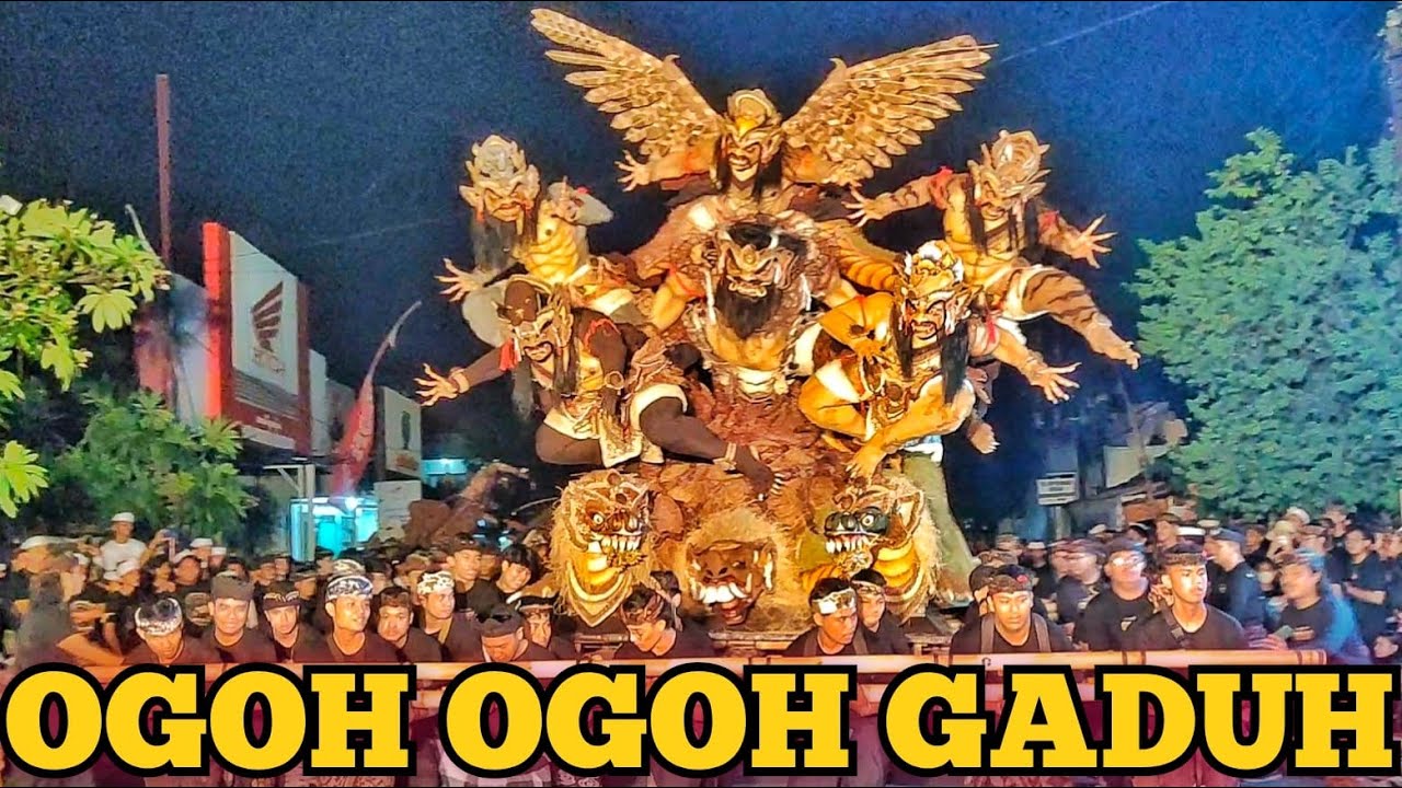 Ogoh Ogoh Gaduh Pertunjukan Dahsyat yang Membuat Merinding - YouTube