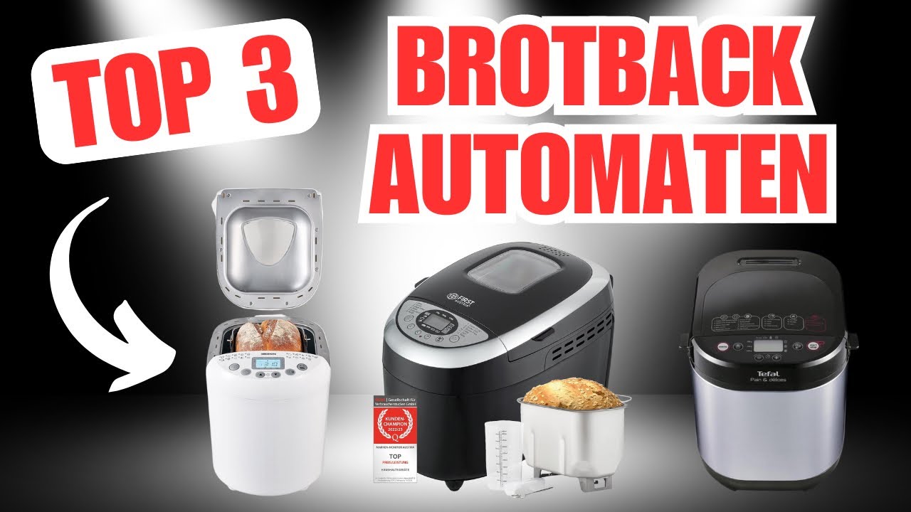 TOP 3 Brotbackautomat für dich! Brotmaschine Testsieger 2025 - YouTube