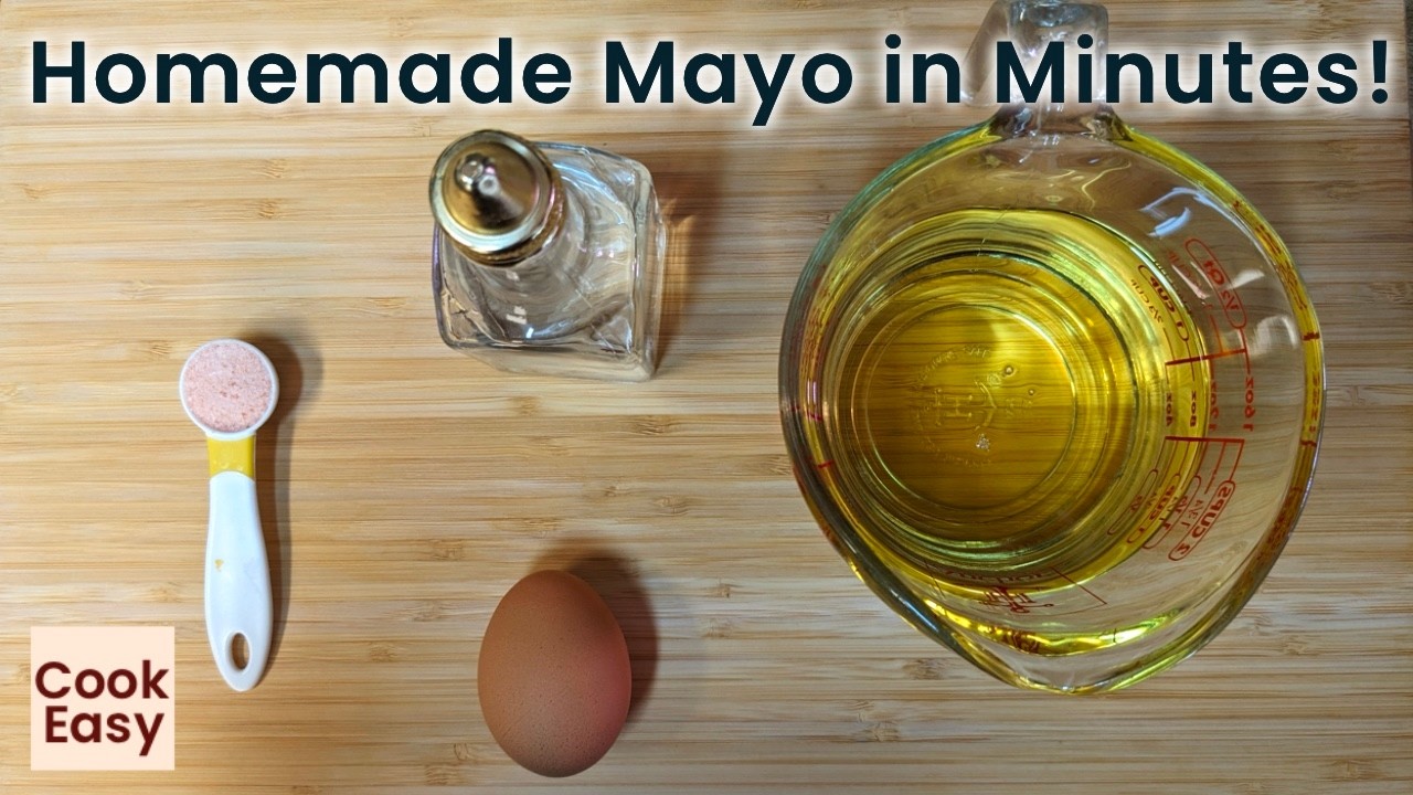 Make Mayo from Scratch in 5 Minutes – Easy, Creamy, and Customizable ...