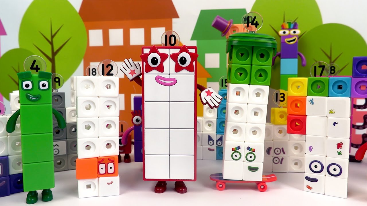 Numberblocks en Français Apprendre les chiffres de 11 à 20 Blocks - YouTube