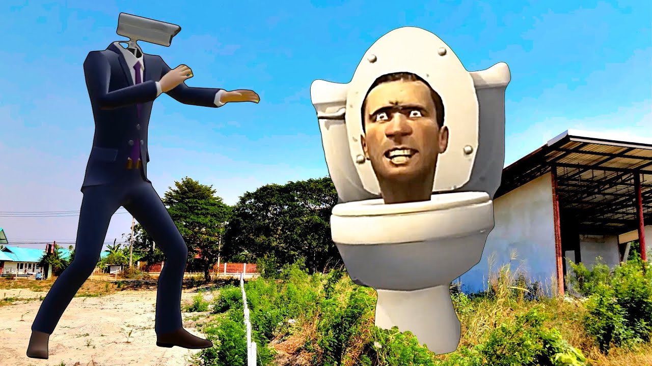 Epic battle of Skibidi Toilet and Cameraman in our Reality - YouTube