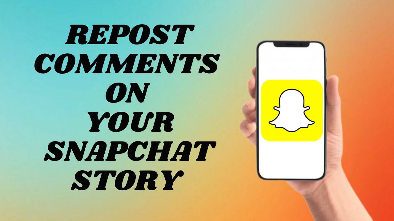 Repost Comments On Snapchat Story | Easy way! - YouTube