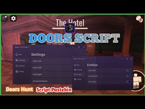Doors FFJ Hub V1 Script Pastebin 2024 Door/items Hunt No Key #hyxdeath #roblox #doors - YouTube