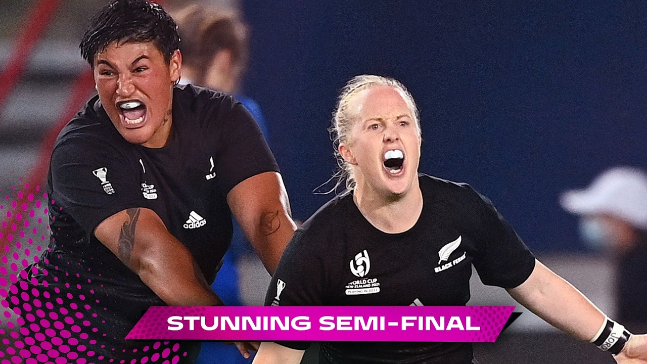 Nail-Biting Finish in the Semi 😬 | New Zealand v France | Rugby World ...