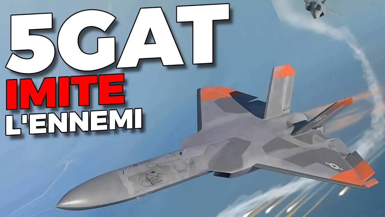 Le drone 5GAT imitera les avions de combat russes et chinois - YouTube