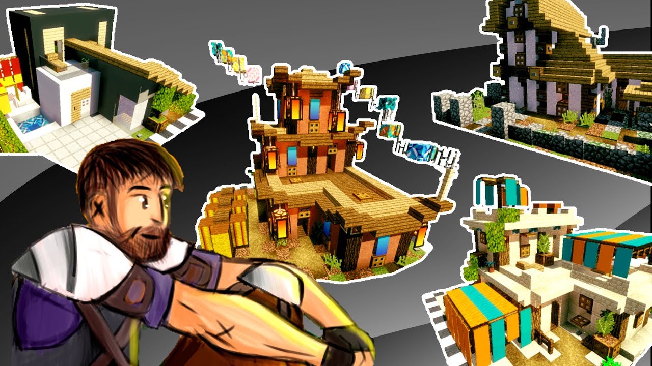 Four Small Houses in one Chunk (Minecraft House Design) | Part 1/5 ...