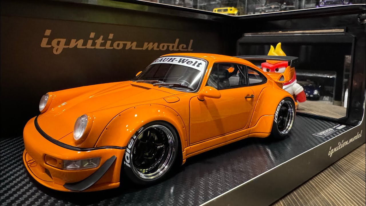 IG3005 Porsche RWB 911 (964) Orange 1:18 - YouTube