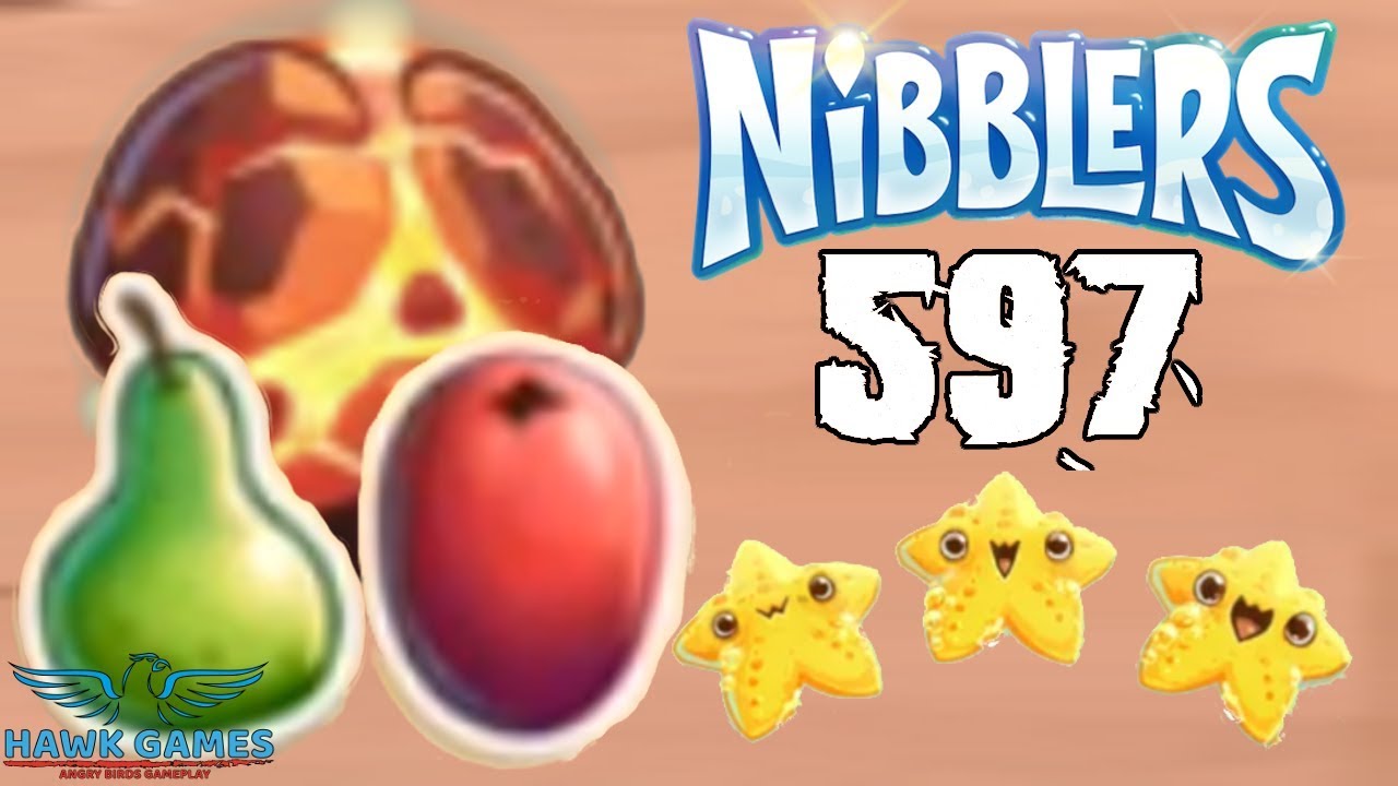 Fruit Nibblers 👾 Level 597 - 3 Stars Walkthrough, No Boosters - YouTube