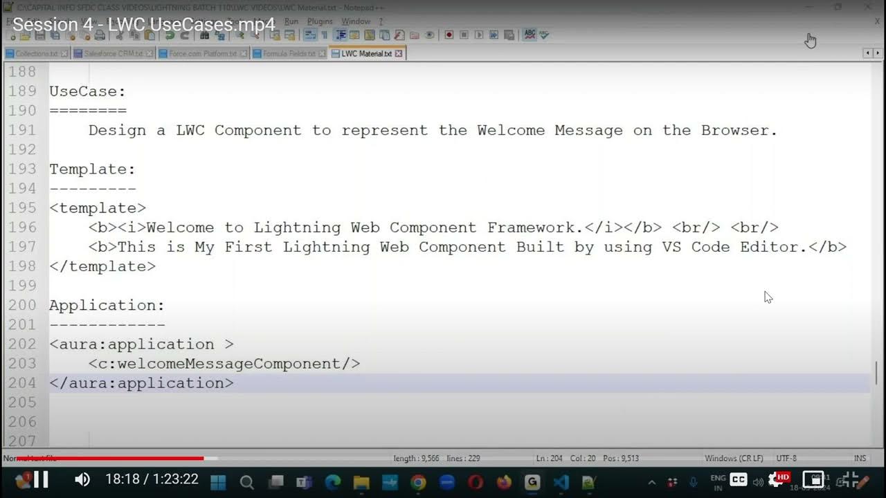 Session 4 - LWC Use Cases - YouTube