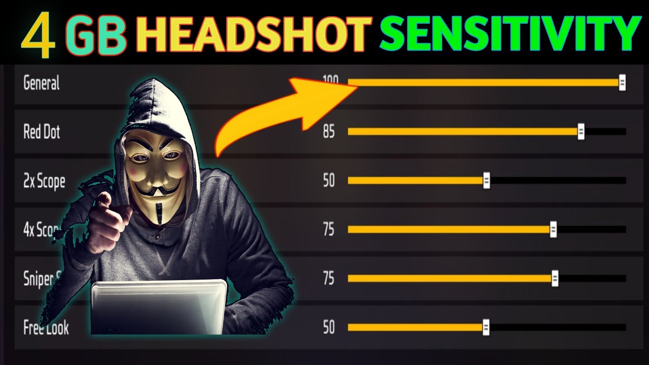 4 GB Ram Headshot Sensitivity Setting | Best Sensitivity For Free Fire ...