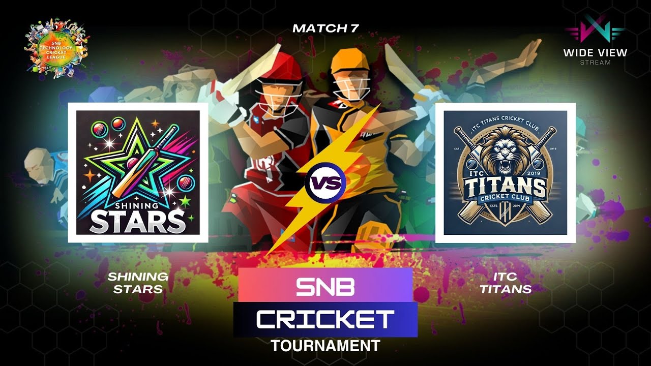🏏 SNB Cricket Tournament Season 8 | Shining Stars 🆚 ITC Titans | Day 2 ...