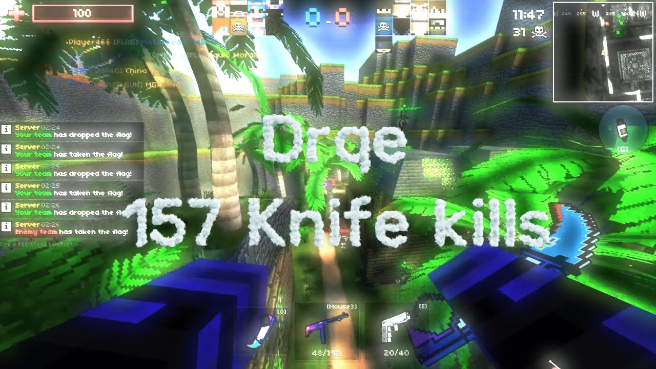 157/27 Karambit only Pixel Strike 3D - YouTube