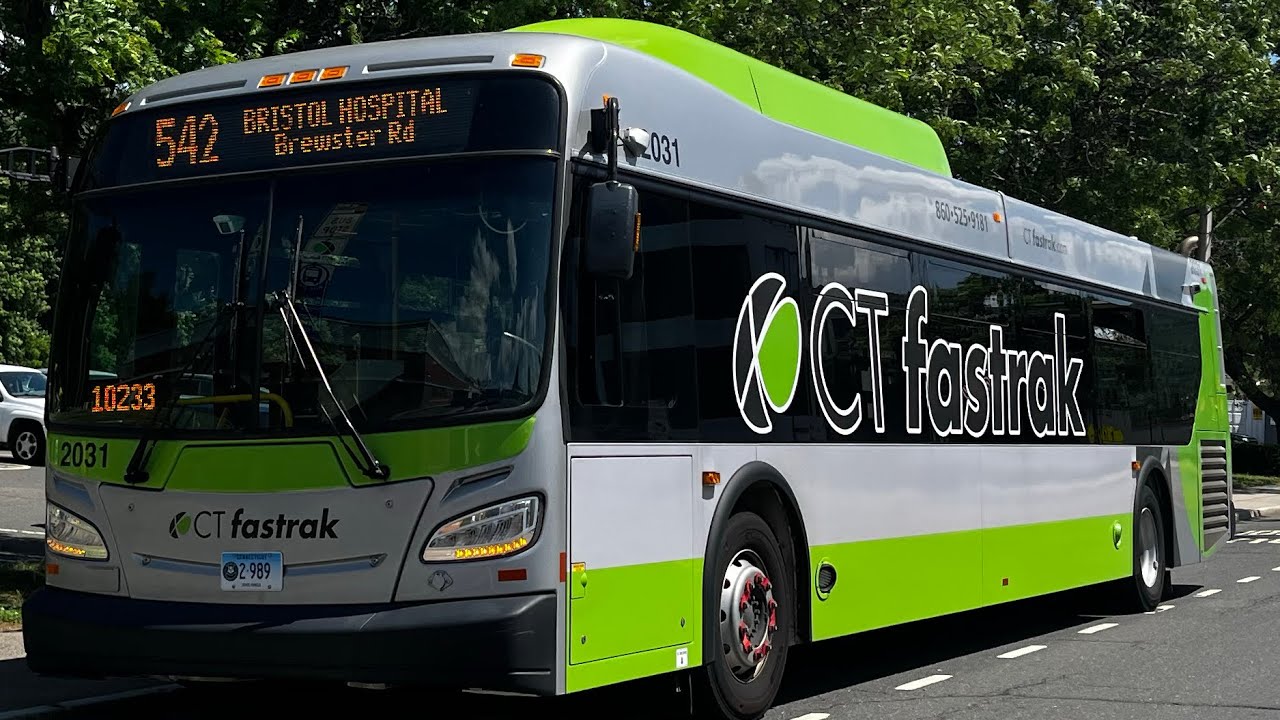 Ride on: CTFastrak #2031 On Route 102 - YouTube