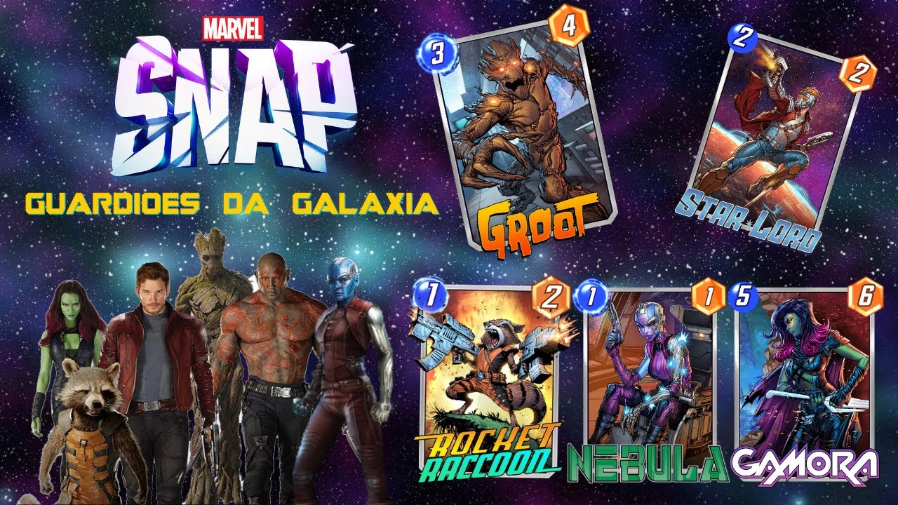 [Marvel SNAP] Deck com a Nebula - Guardiões da Galáxia - YouTube