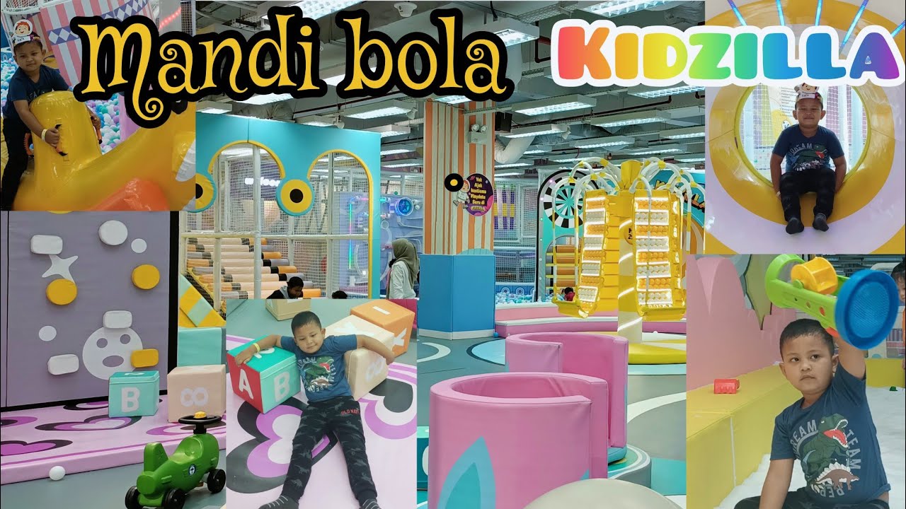 Playground Kidzilla Cilegon Center Mall || Main Perosotan dan Mandi ...