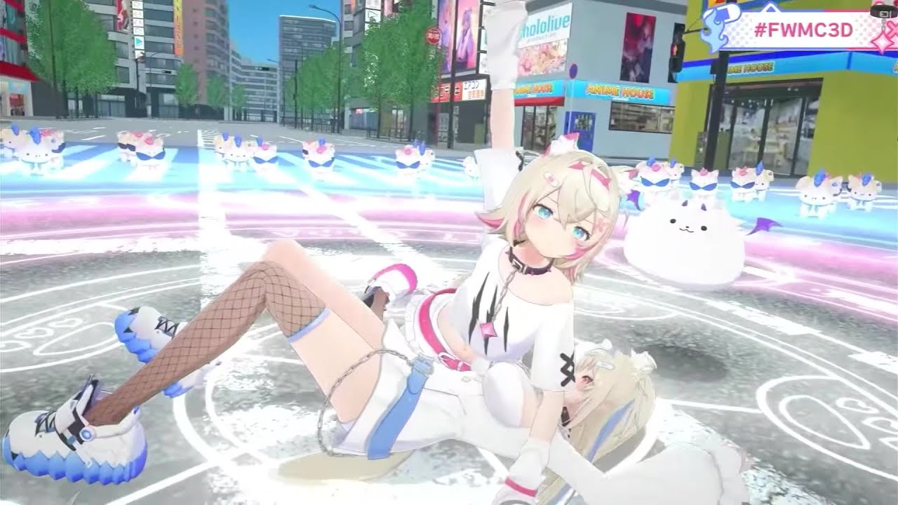 #FUWAMOCO 3D FIGHT - YouTube