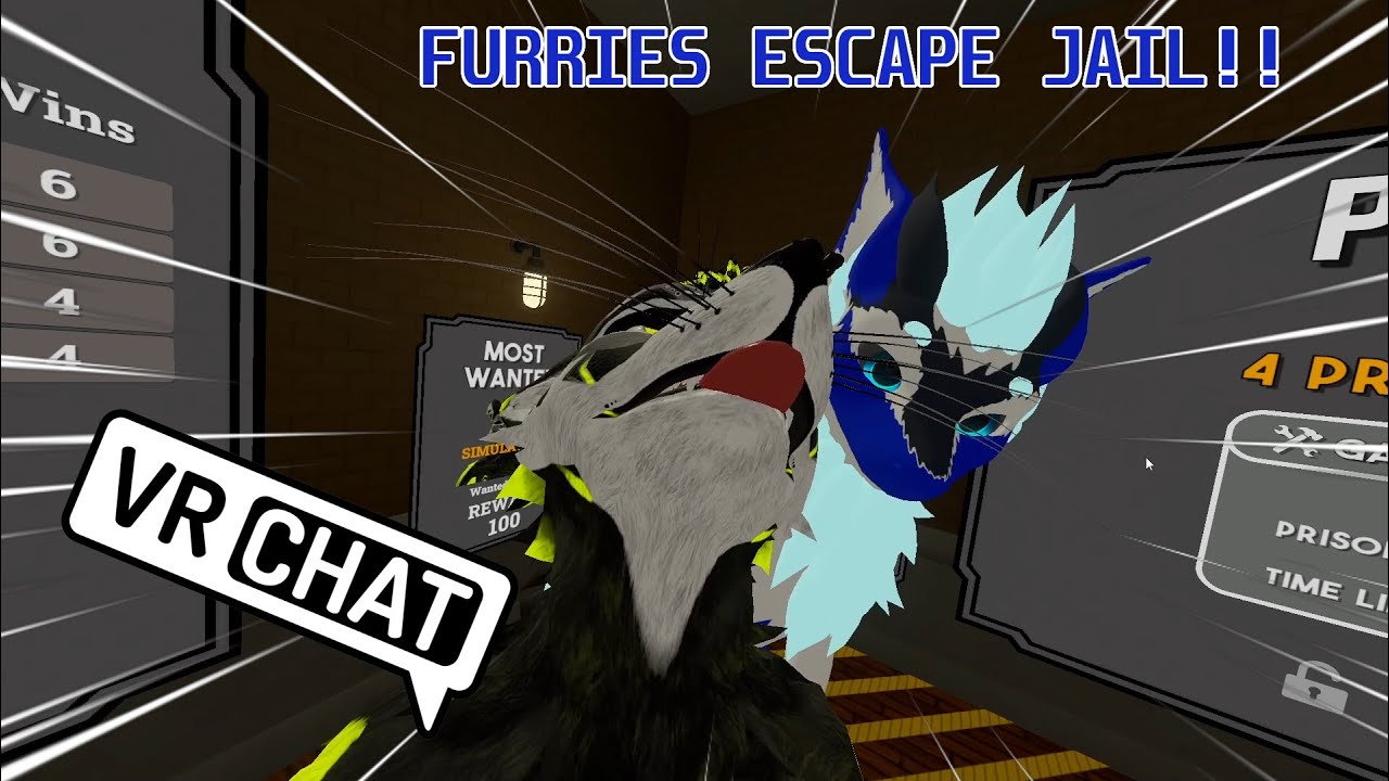 FURRIES ESCAPE JAIL!! | VRChat - YouTube