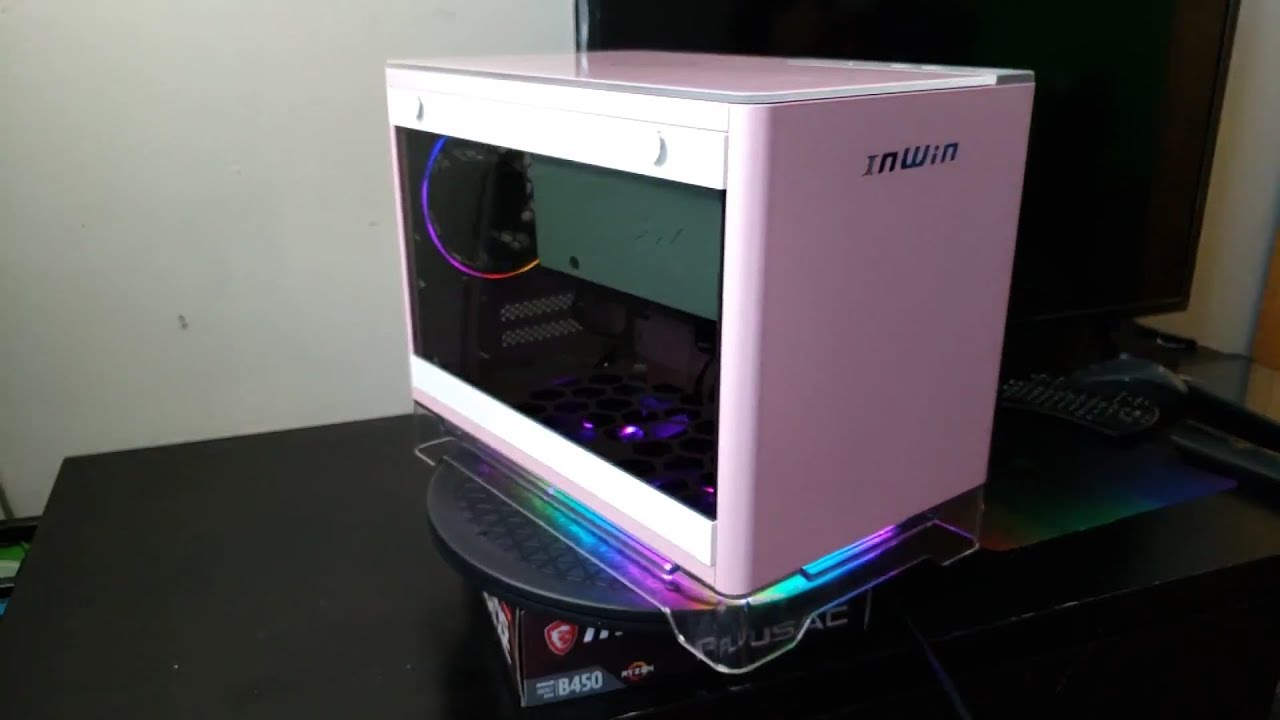 Inwin A1 Plus Pink PC Build - YouTube