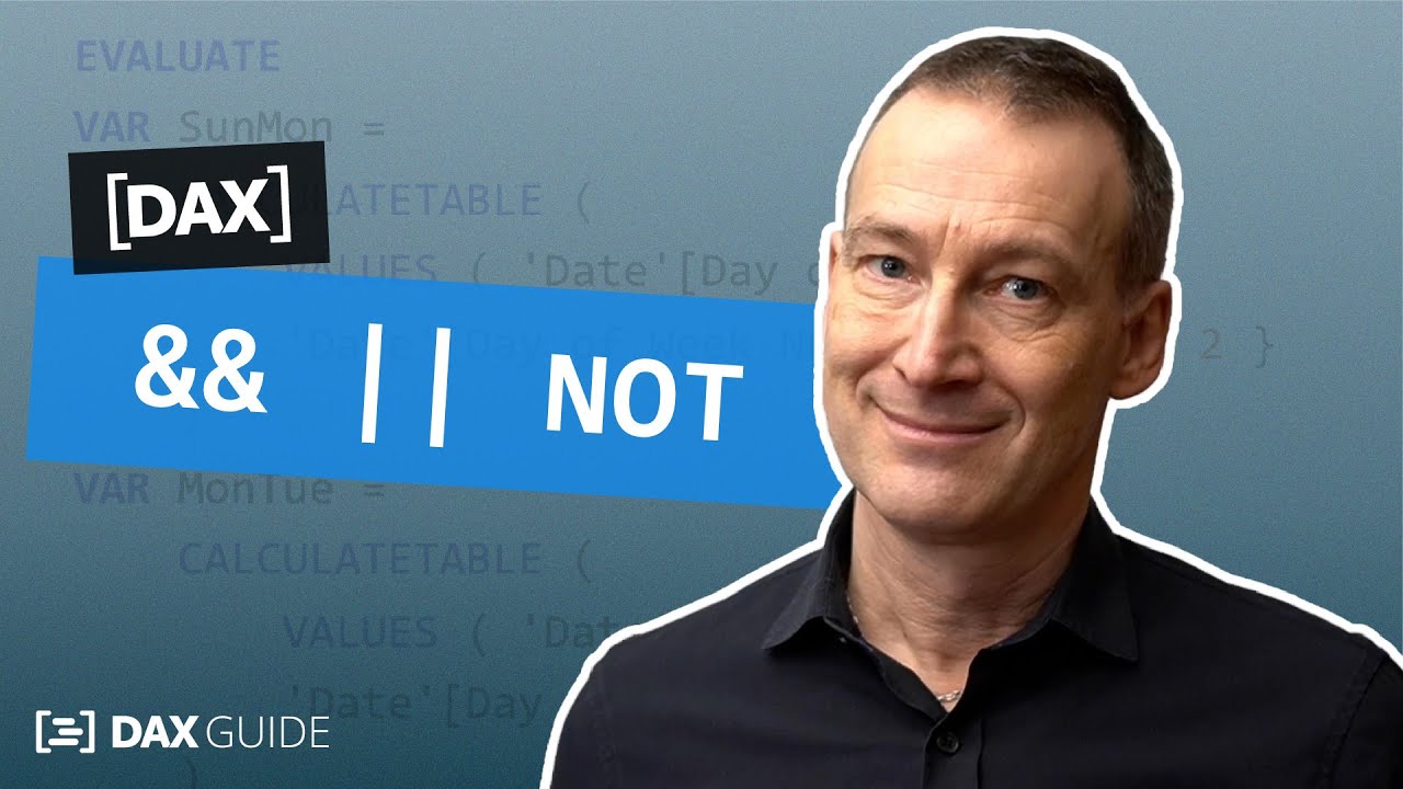 And, Or, NOT – DAX Guide - SQLBI