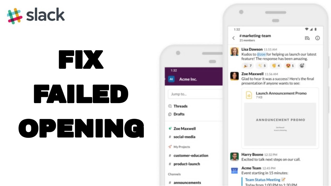 How To Fix And Solve Failed Opening On Slack App App | Final Solutiont ...