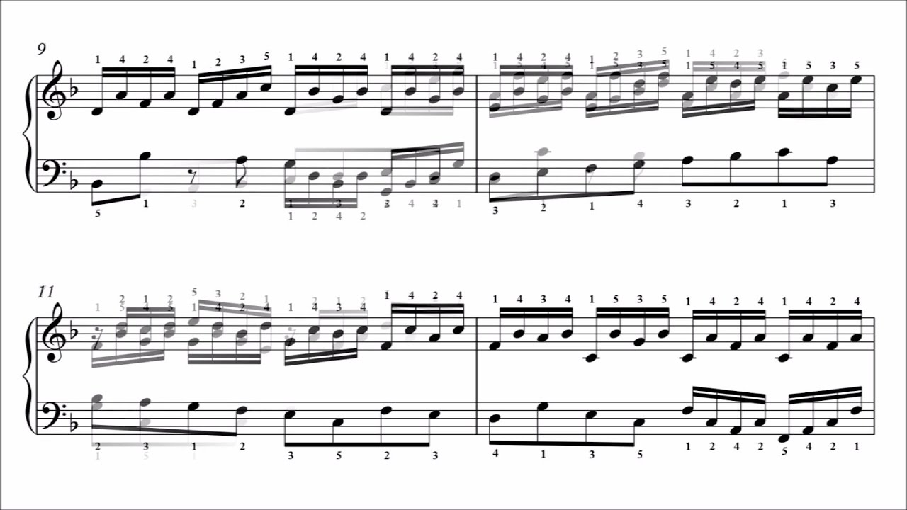 Bach: Little Prelude in F Major, BWV 927 (Student Edition) - YouTube