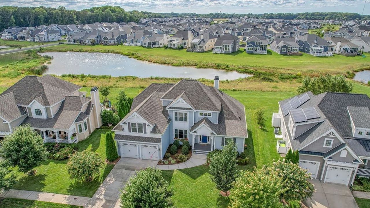 Tour $1M Pond-View Home in Senators, Lewes, Delaware! - YouTube