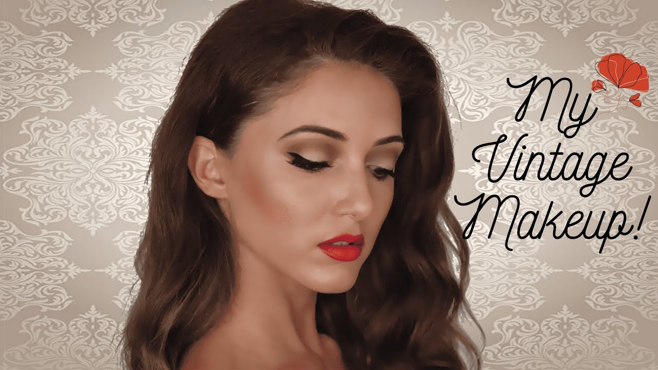 MY VINTAGE MAKEUP TUTORIAL!VINTAGE ΜΑΚΙΓΙΑΖ ΓΙΑ ΟΛΕΣ ΤΙΣ ΗΛΙΚΙΕΣ. - YouTube