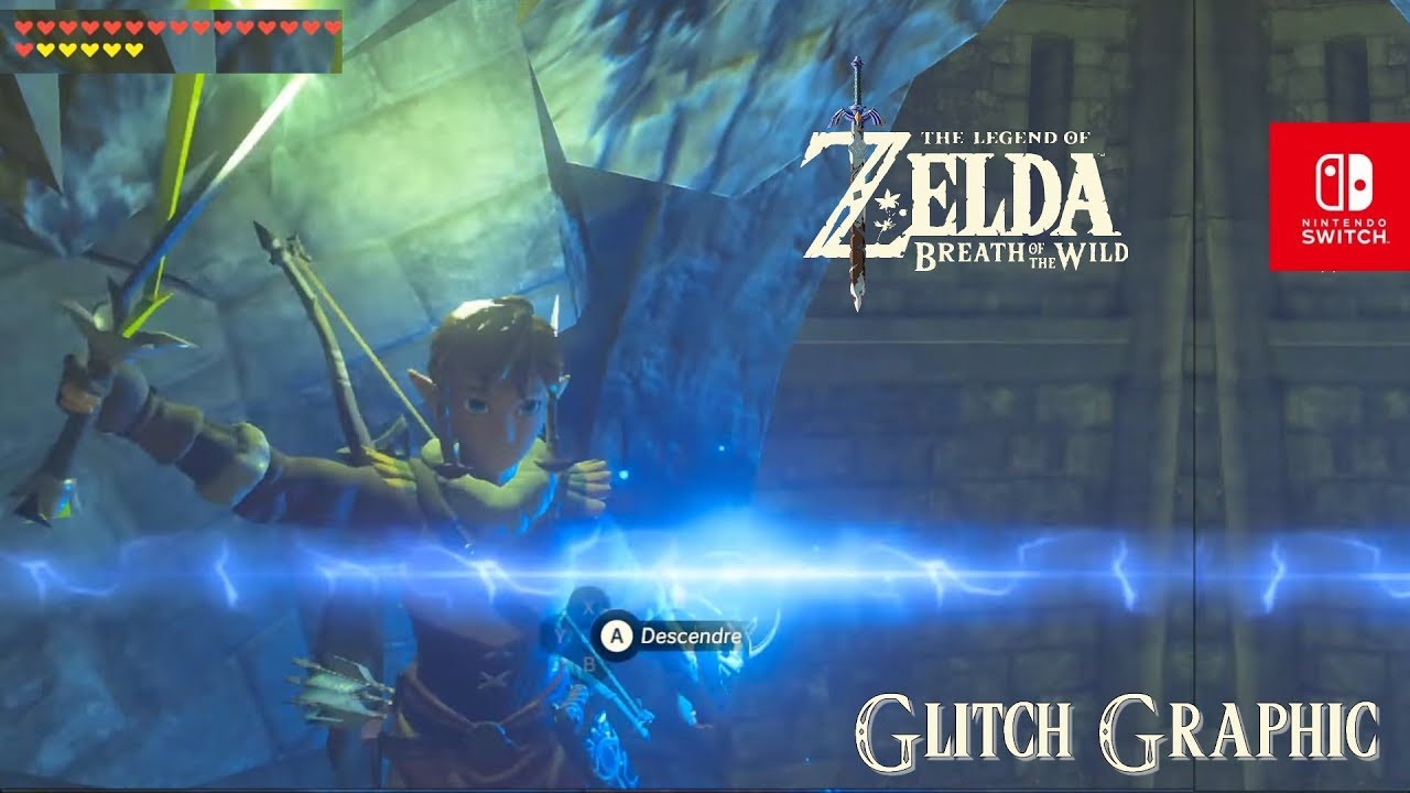 The Legend of Zelda Breath of Wild : GRAPHIC GLITCH - YouTube