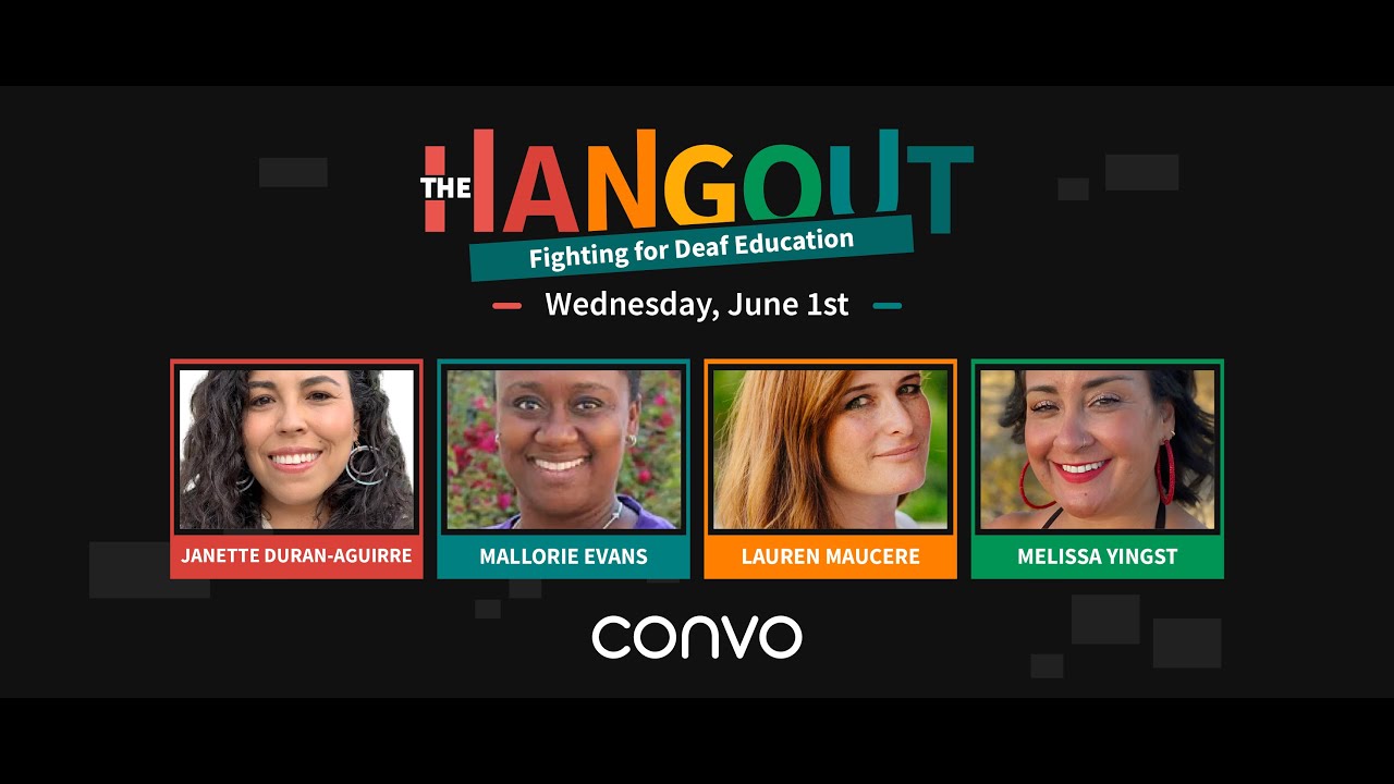 Fighting for Deaf Education - THE HANGOUT - Convo - YouTube