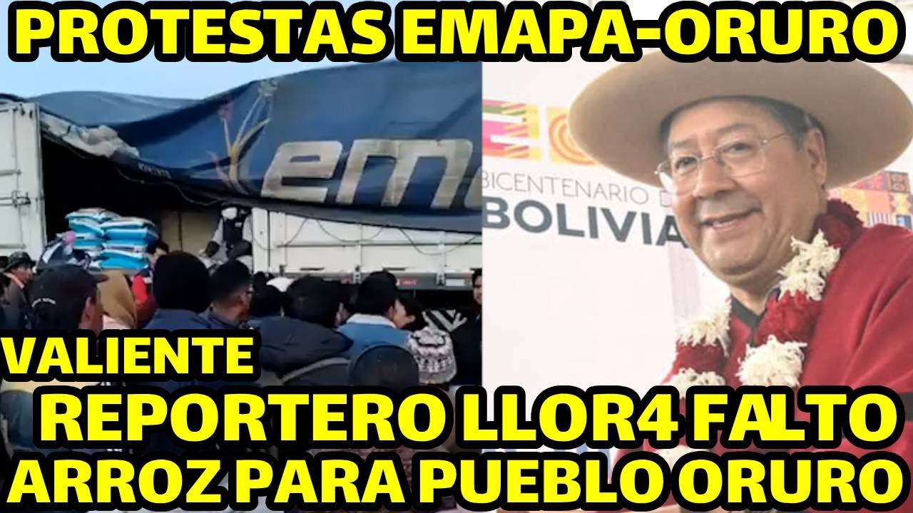 VECINOS DE ORURO PROTESTAN POR LA FALTA DE ARROZ EN EMAPA PIDE GOBIERNO ...
