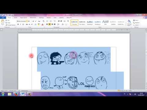 Cara Mudah Membuat Gambar Meme Comic Lucu di MS WORD