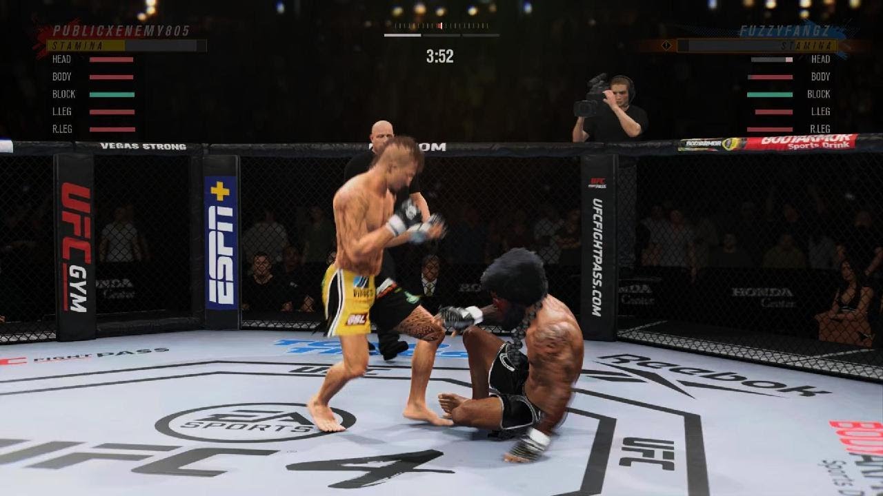 High Level CAF fight UFC 4 Ranked - YouTube