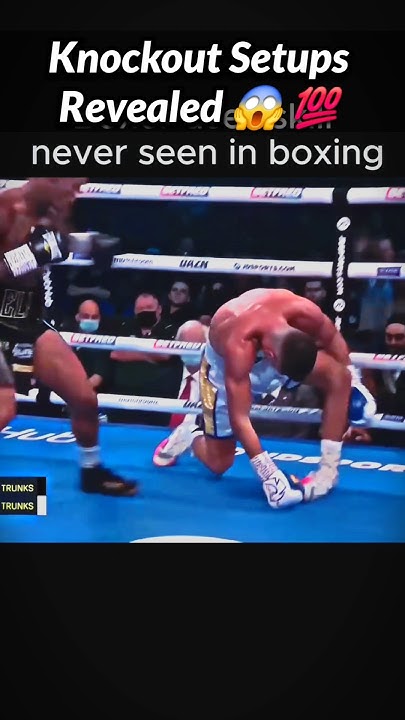 Knockout Setups Revealed!😱🥶|#boxing #boxingtraining - YouTube