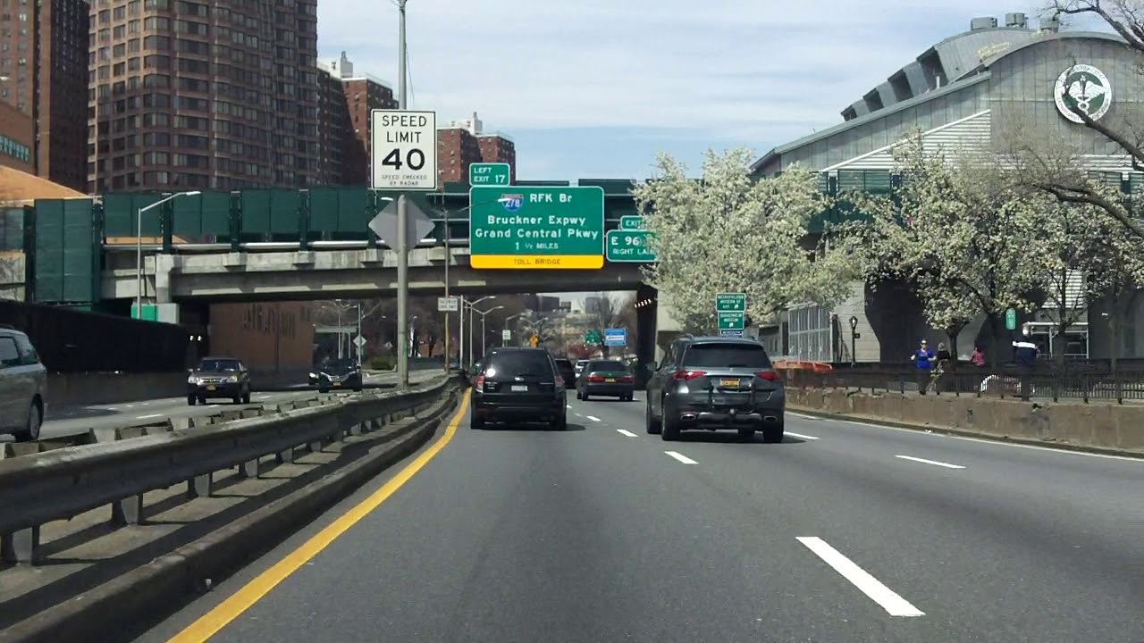 FDR Drive/Harlem River Drive northbound - YouTube