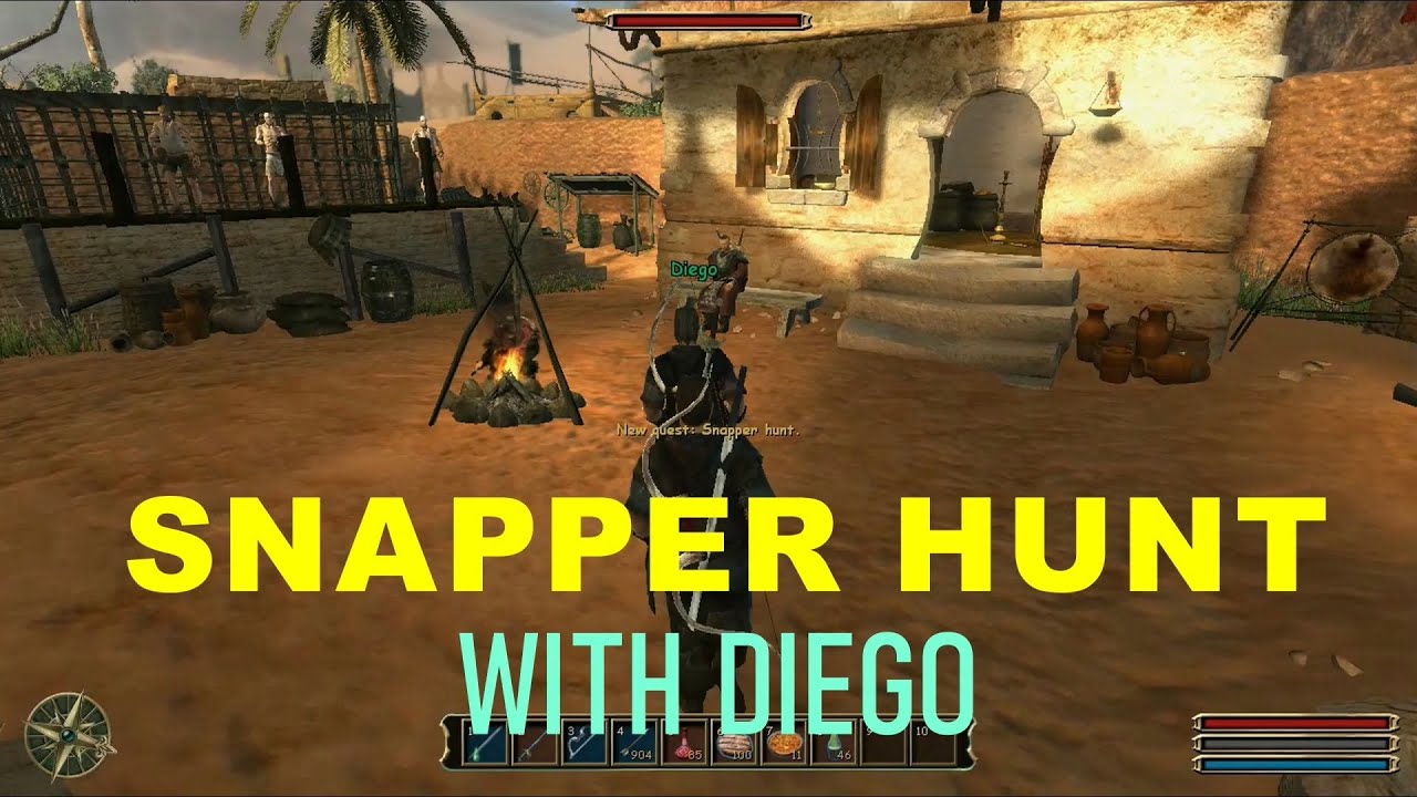 GOTHIC 3 ENHANCED EDITION SNAPPER HUNT WITH DIEGO - YouTube