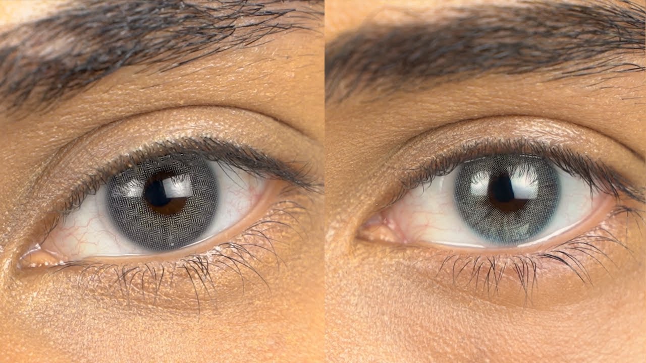 Blue Colored Contact Lenses For Brown Eyes | Solotica Noronha Blue ...