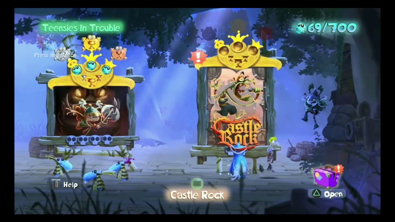 Rayman Legends|Teensies In Trouble - Castle Rock|All Teensies ...