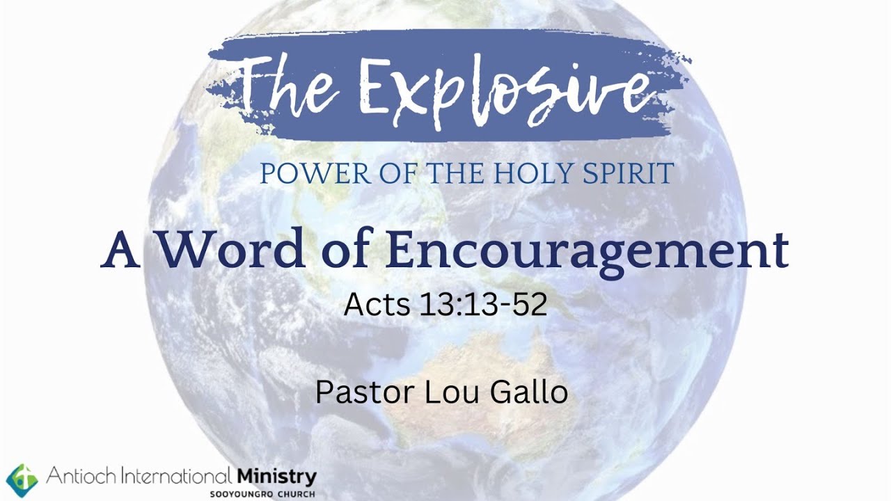 AIM Sunday Service | Acts 13:13-52 | Pastor Lou Gallo - YouTube