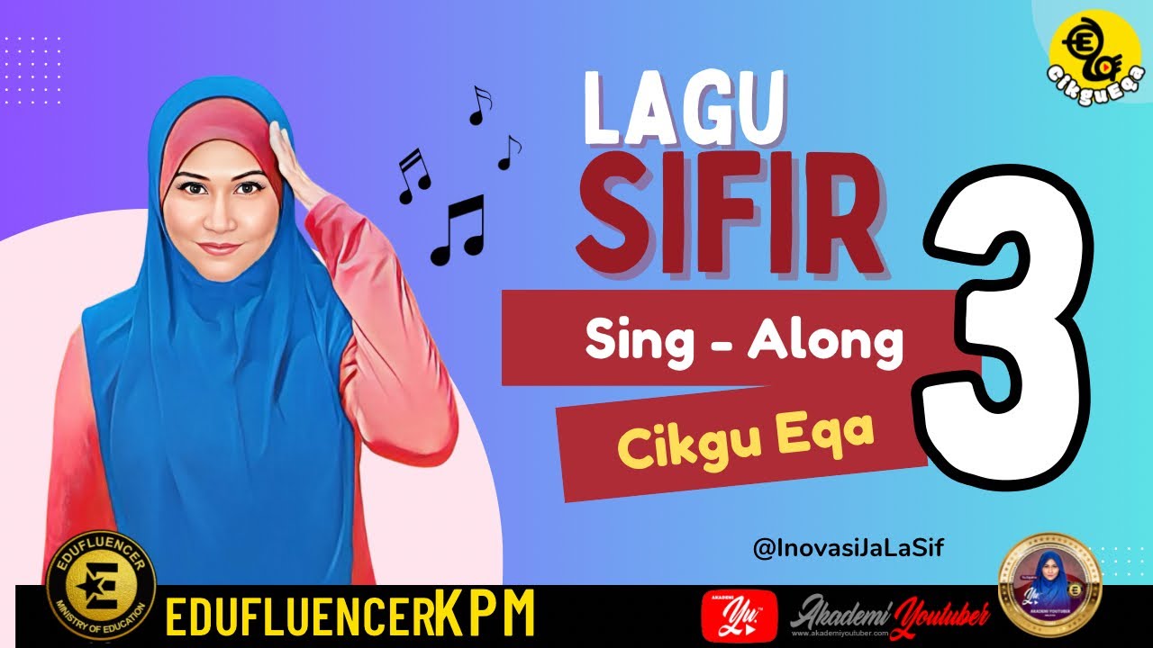 CikguEqa - Lagu Sifir 3 (dan Sing Along) - YouTube