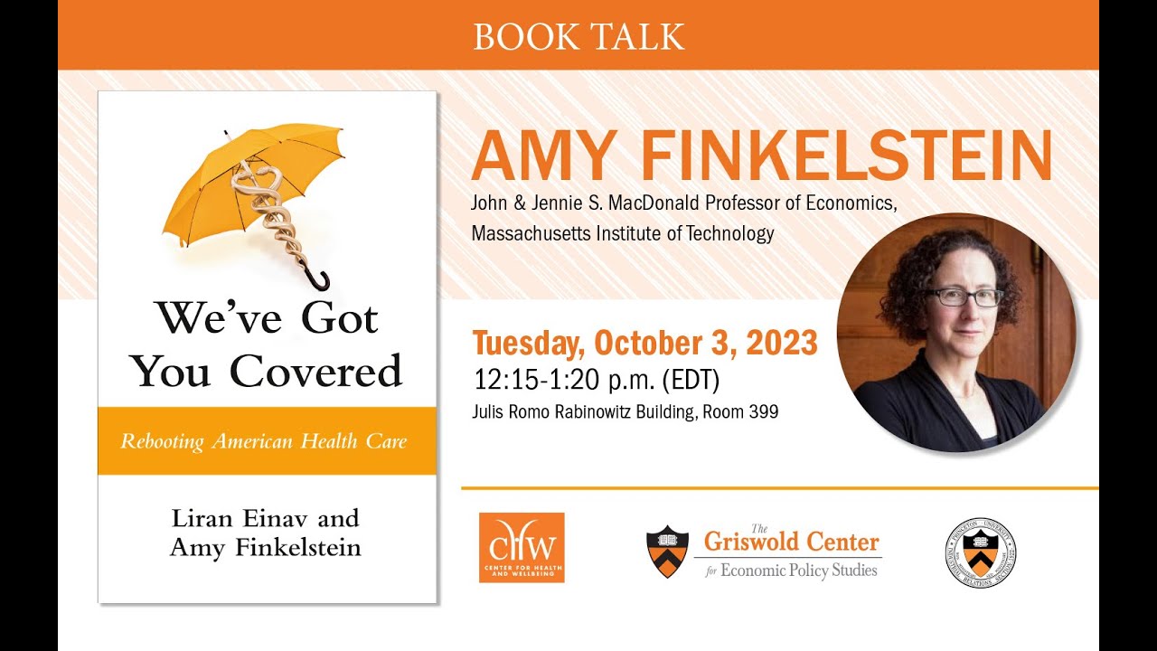 Book Talk with Amy Finkelstein - We’ve Got You Covered - YouTube