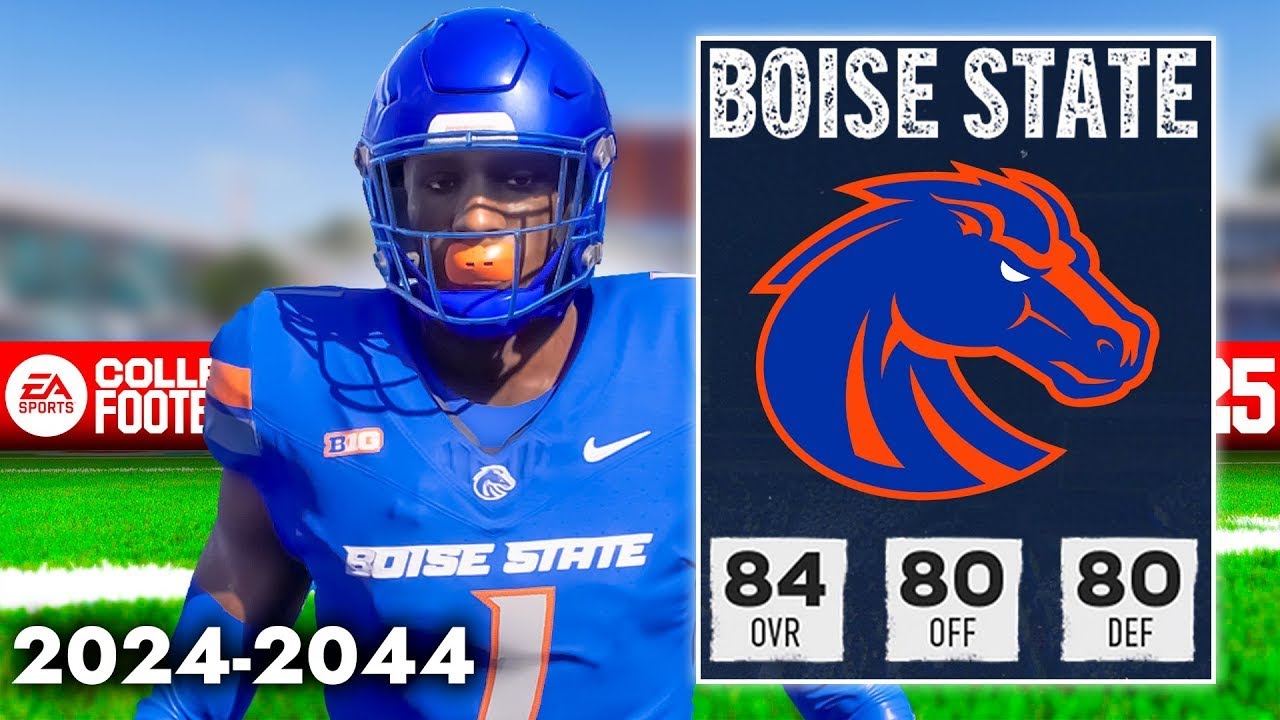 20 Year Rebuild Of Boise State In NCAA 25 - YouTube