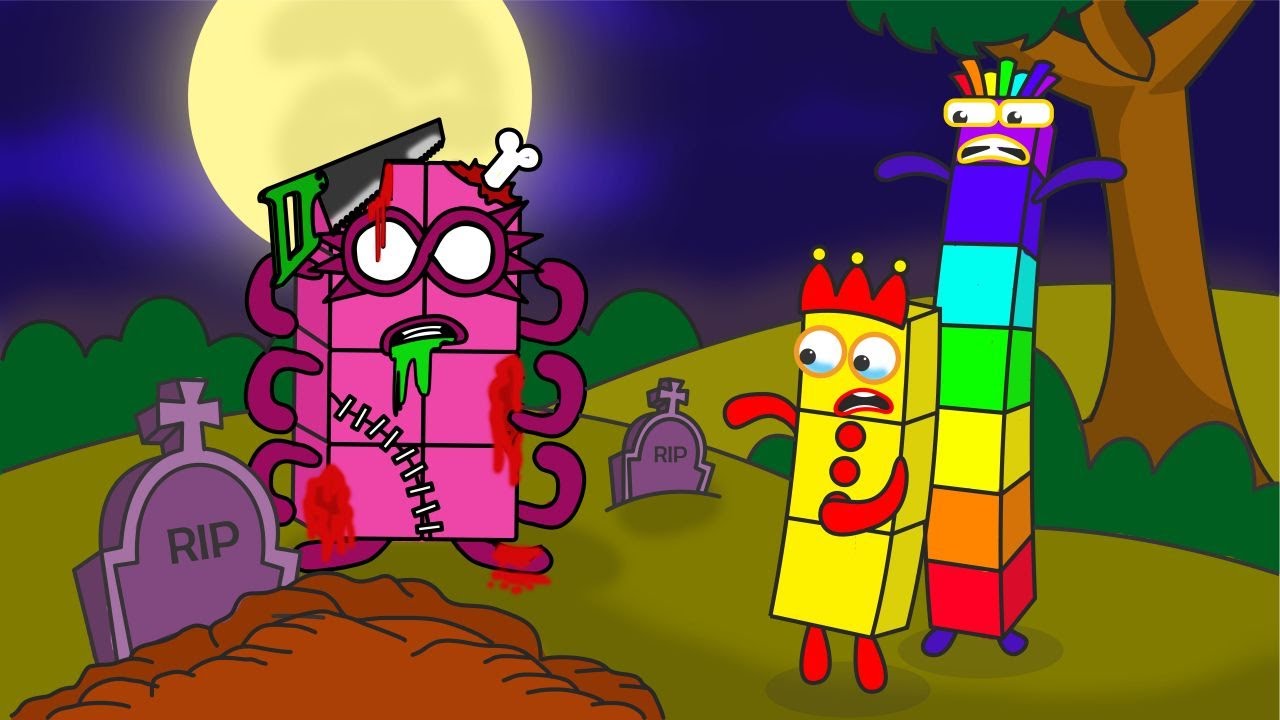 Scary!! Numberblocks 8 Has Turned Into a Zombie! - Numberblocks Fanmade ...